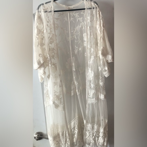 Jackets & Coats | Cream Duster | Poshmark